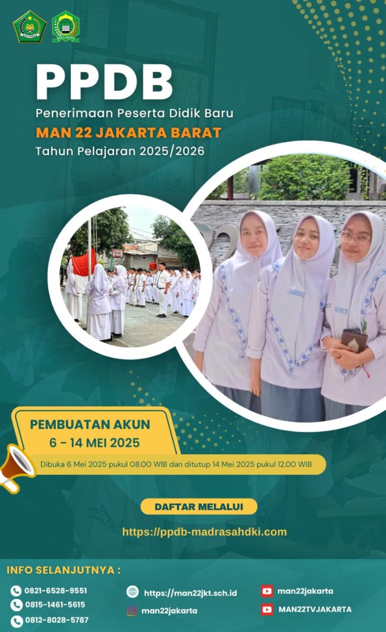 Informasi PPDB Reguler Tahun Pelajaran 2025/2026 Madrasah Aliyah Negeri ...